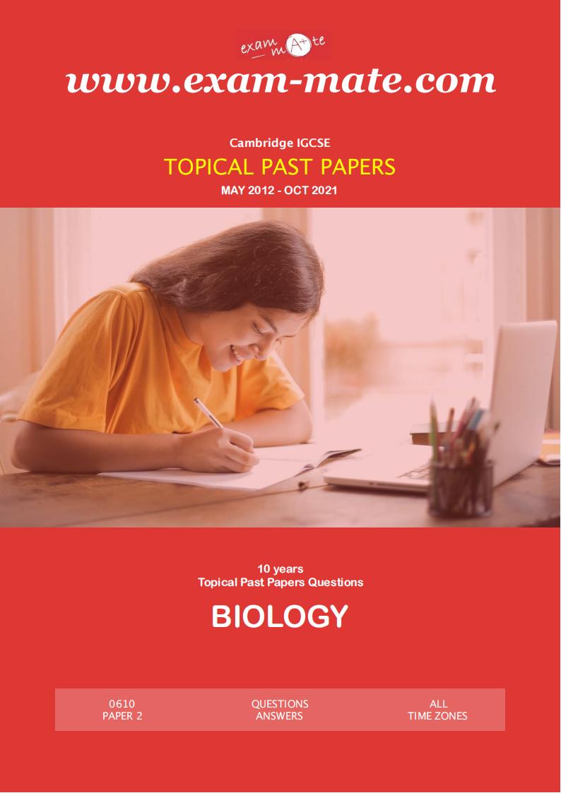Topical Past Paper books | IGCSE Cambridge | Exam-Mate