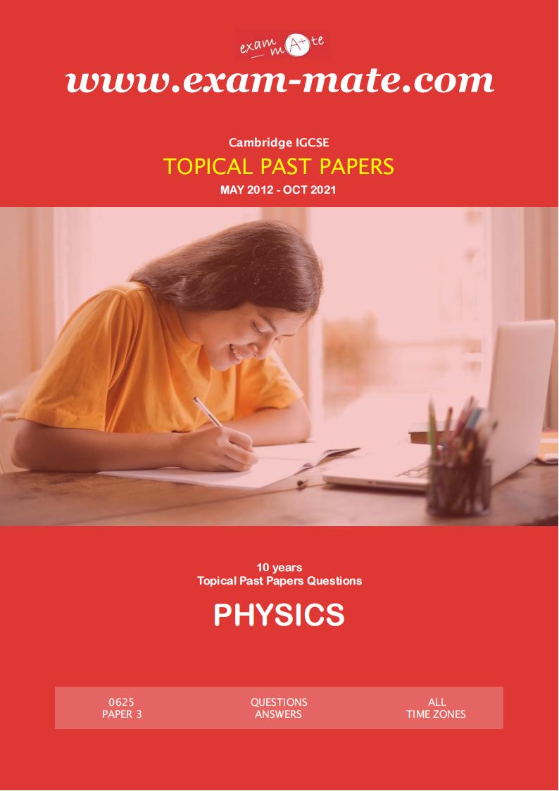 Topical Past Paper books | IGCSE Cambridge | Exam-Mate